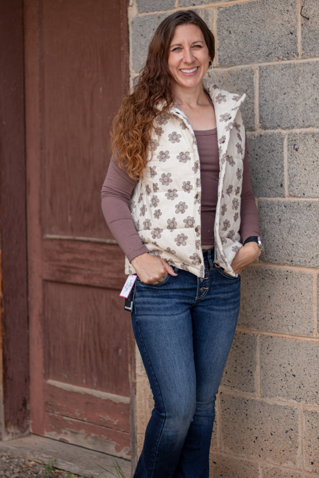 Sweet Daisy Padded Vest – Love on a Hanger